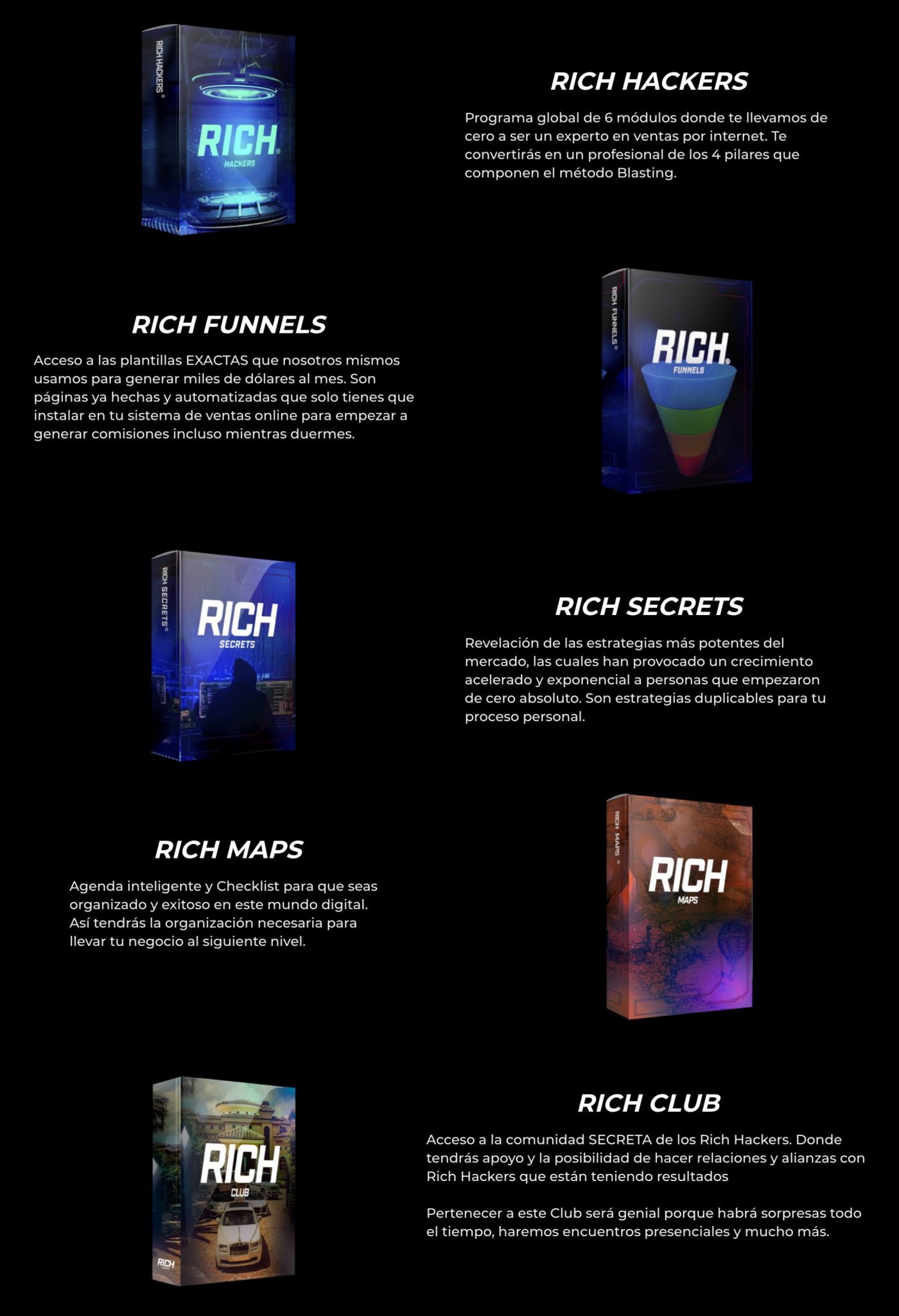Curso Rich Hackers de Rich Academy - Caja de Cursos