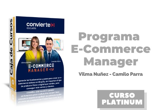 Programa e-commerce Manager | Descargar Curso 2026 - Caja de Cursos