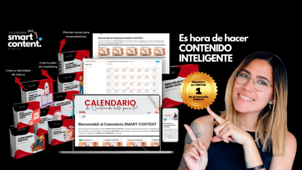 Calendario de Contenido Smart Content 2023 De Anngi Avila - Caja de Cursos