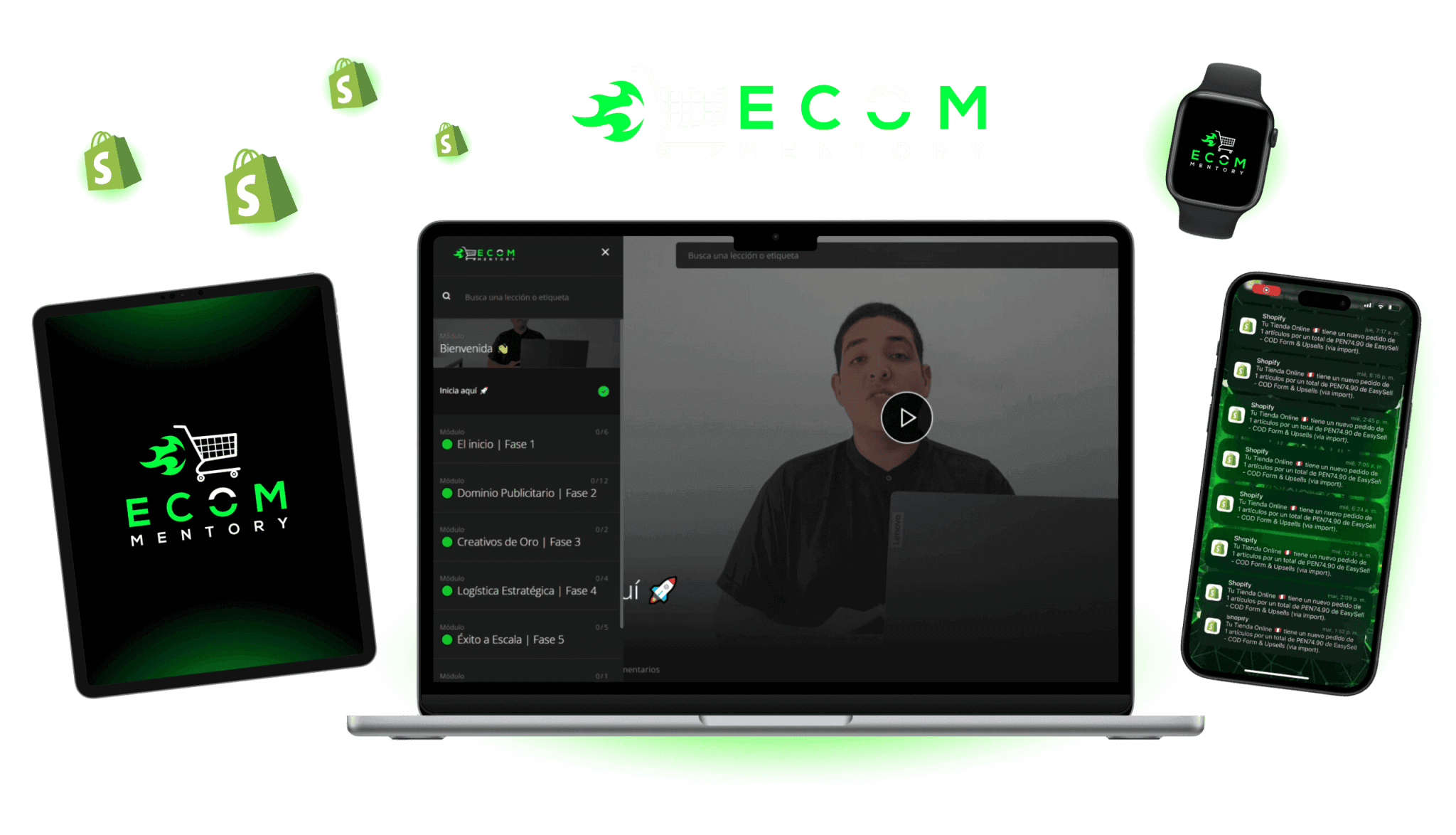 Ecom Mentory de Bruno Aguilar - Caja de Cursos