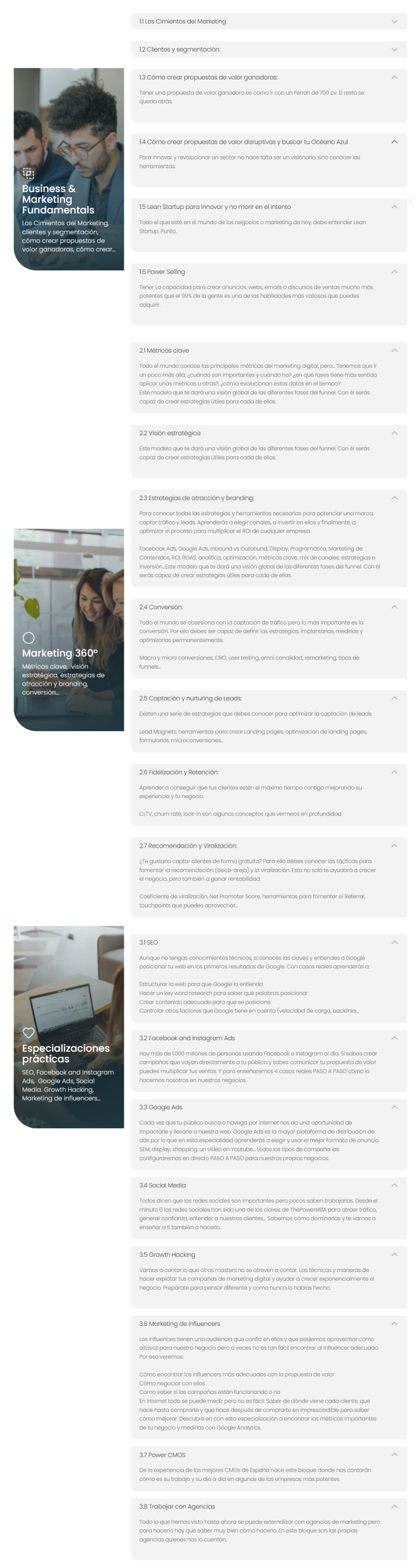 Master Marketing Digital - The Power Business School - Caja de Cursos