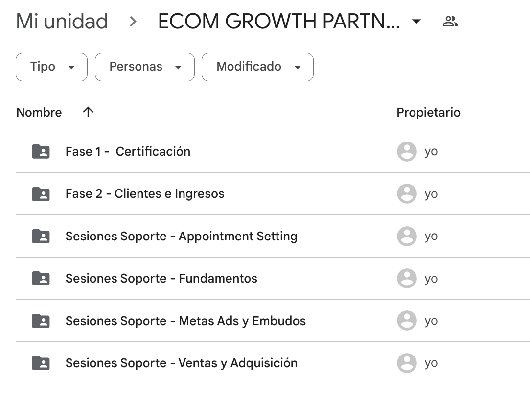 Ecom Growth Partner- Jaime Higuera (Actualizable) - Caja de Cursos